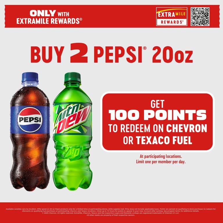 Chevron ExtraMile Convenience Stores, Rewards & Gas Stations